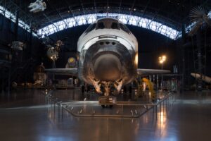 Which space shuttle nearly crashed during landing due to damaged heat ...